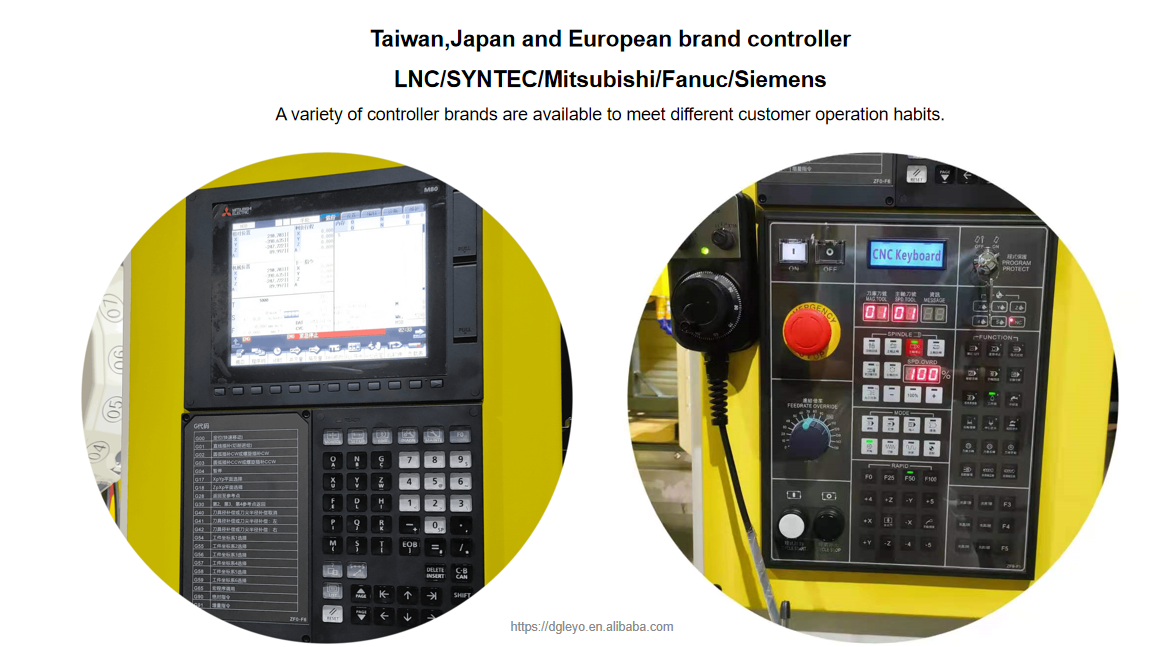 LEYO T600 Compact Machining Center Vertical Machining Center Fanuc ...
